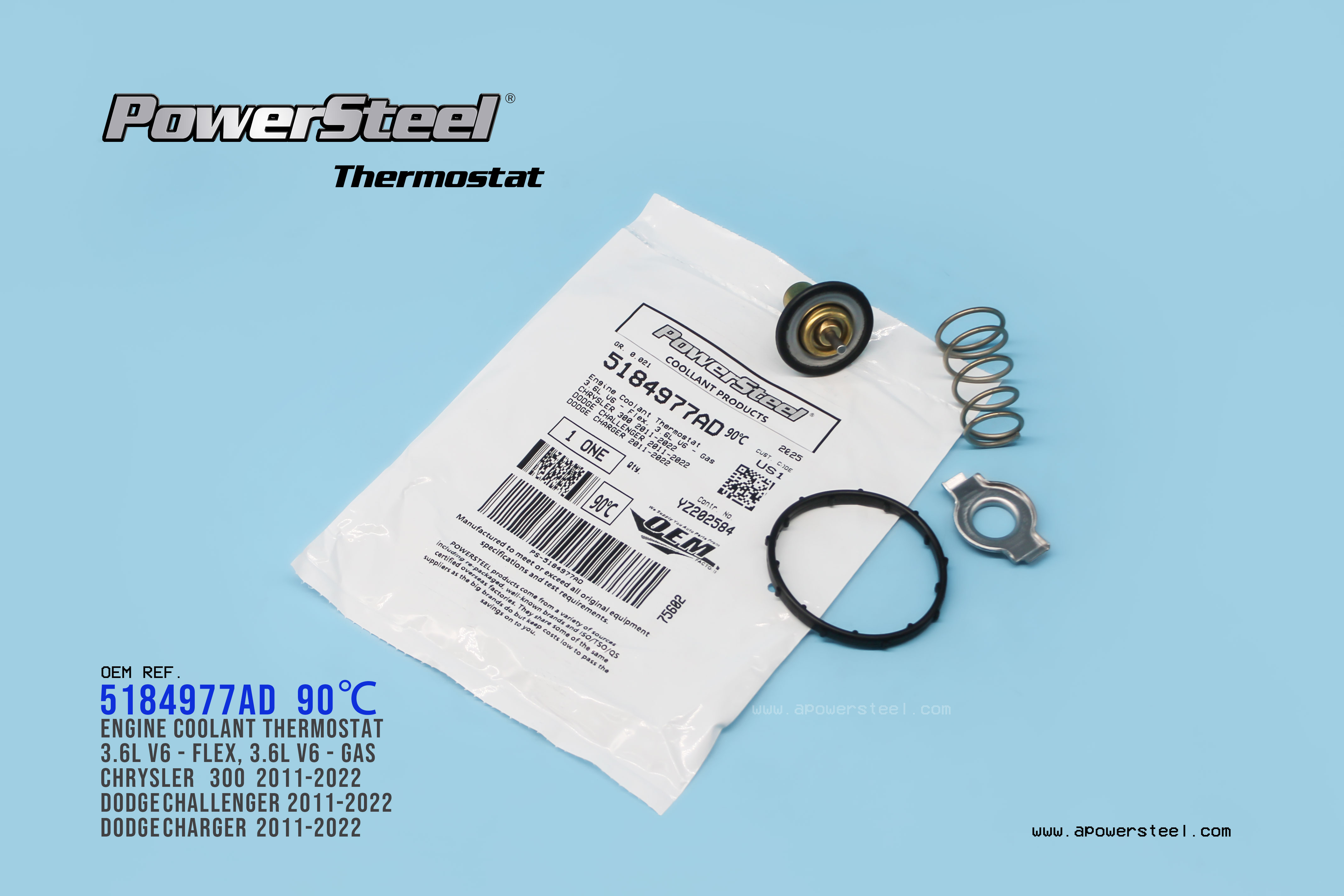 Thermostat 5184977AD 90℃，9023035，8241566_Cooling Parts_Wenzhou Yize ...