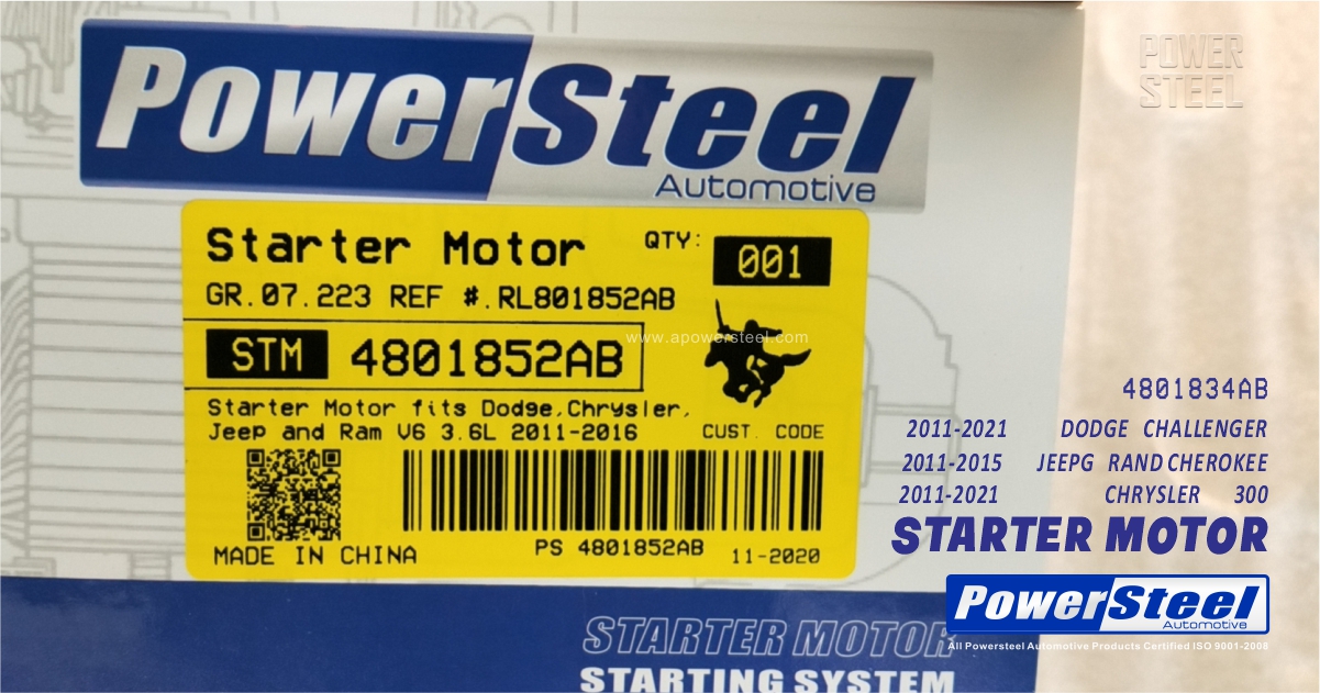 4801852AB Starter Motor_Electric Parts_Wenzhou Yize Industrial Co.,Ltd